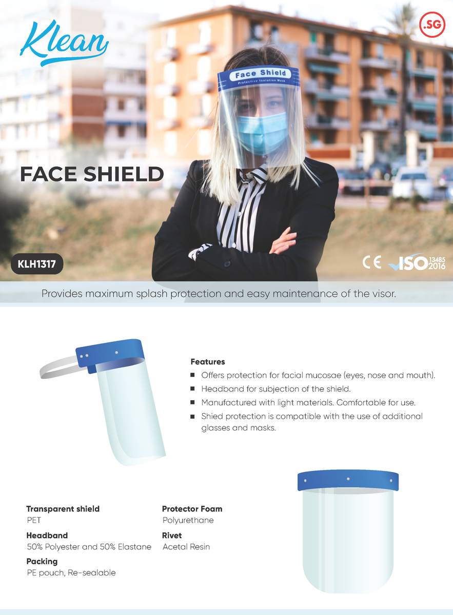[KLH1317] Klean Face Shield – KleanHaus